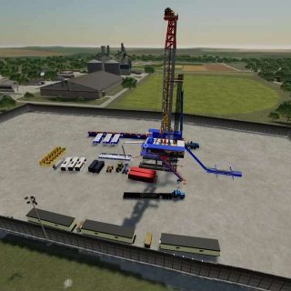 Placeable Drilling Rig v1.0.0.0 - FS25 / FS22 Mod