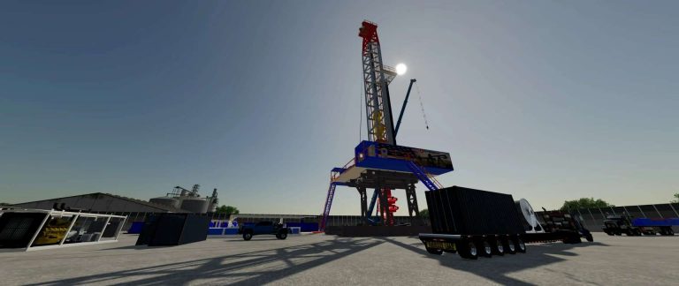 Placeable Drilling Rig v1.0.0.0 - FS25 / FS22 Mod