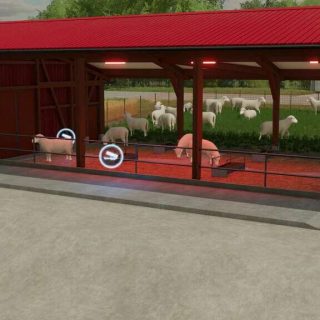 Sheep Barn Set With Goatmilk v1.1.0.0 - FS25 / FS22 Mod