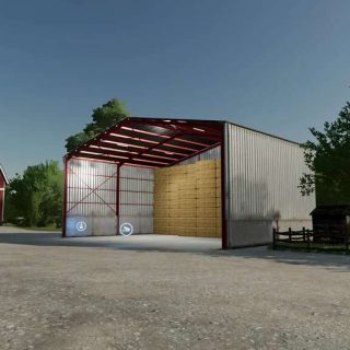 Straw Storage v1.1.0.0 - FS25 / FS22 Mod