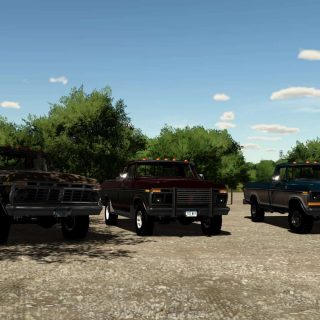 1973-1978 Ford F250 (IC & Passenger) v1.0.0.0 - FS25 / FS22 Mod