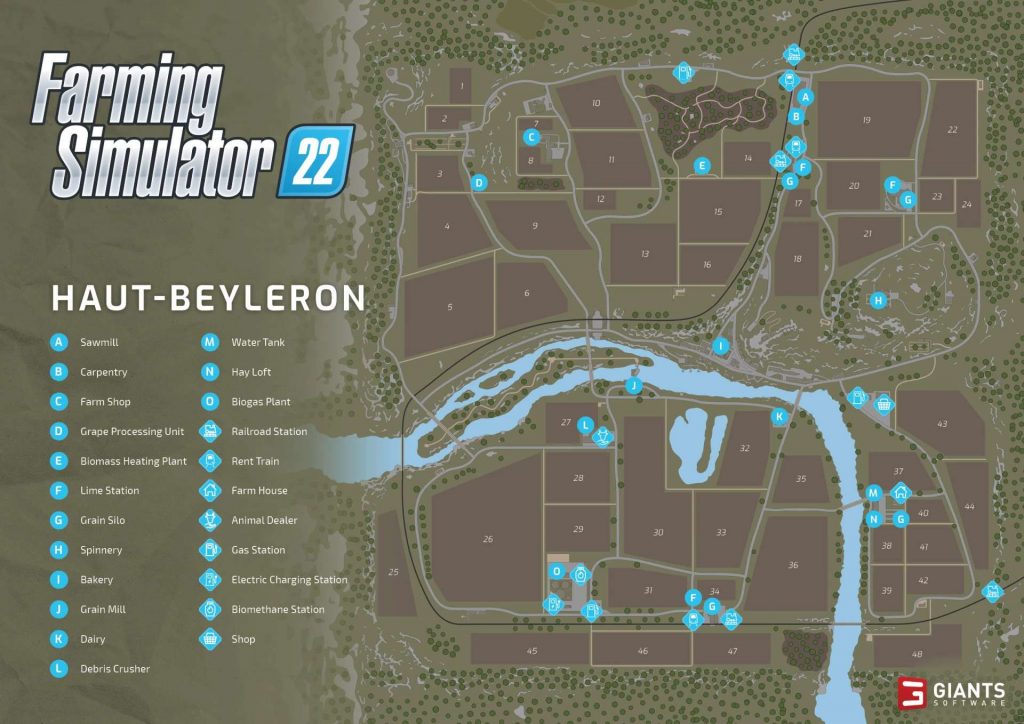 All Maps for Farming Simulator 22 v1.0.0.0 - FS25 / FS22 Mod