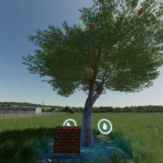 Apple Tree With Factory v1.0.0.0 - FS25 / FS22 Mod