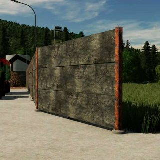 Concrete Wall Prefab v1.0.0.0 - FS25 / FS22 Mod