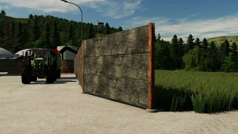 Concrete Wall Prefab v1.0.0.0 - FS25 / FS22 Mod