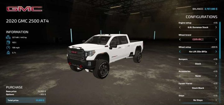 Gmc Sierra Mods | FS22 Mods | Farming Simulator 22 Mods