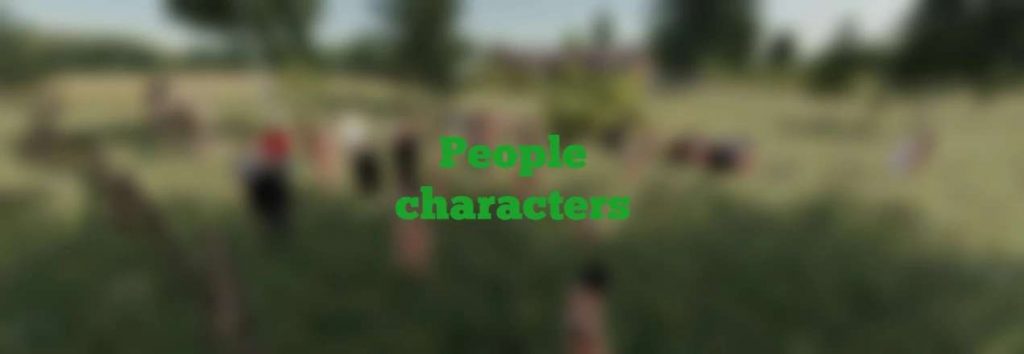 People characters v1.0.0.0 - FS25 / FS22 Mod