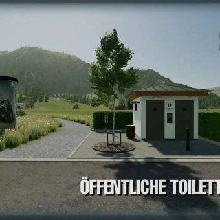 Public Toilets v1.1.0.0 - FS25 / FS22 Mod