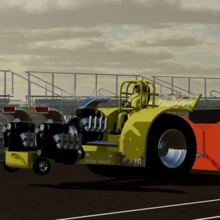 Yellow Thunder Pulling Tractor v1.0.0.0 - FS25 / FS22 Mod