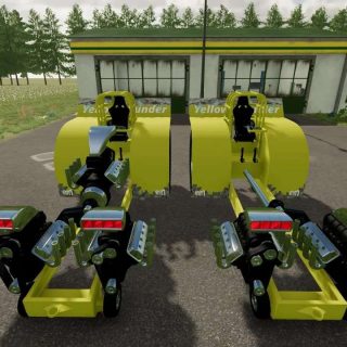 Yellow Thunder Pulling Tractor v1.0.0.0 - FS25 / FS22 Mod
