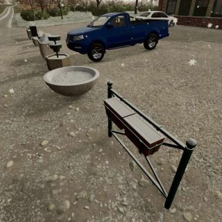 Flower Pots Pack v1.1.0.0 - FS25 / FS22 Mod