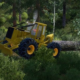 John Deere 540gIII Cable Skidder (Yellow 90's Style) v1.0.0.0 - FS25 ...