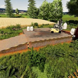 Placeable Ramp v1.0.0.1 - FS25 / FS22 Mod