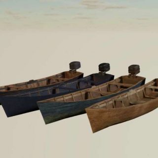 Varied Boats (Prefab) v1.0.0.0 - FS25 / FS22 Mod