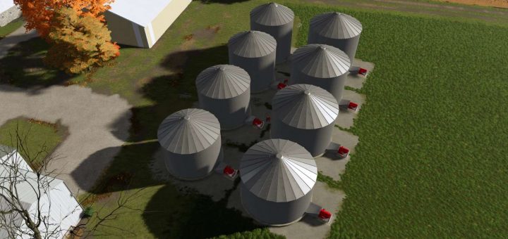 Grain Bins Mods | FS22 Mods | Farming Simulator 22 Mods