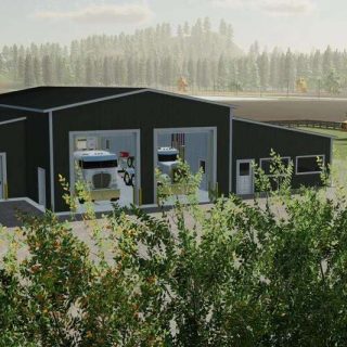 5 bay truck shop v1.0.0.0 - FS25 / FS22 Mod