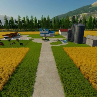 Beaver Hollow Map v1.0.1.1 - FS25 / FS22 Mod
