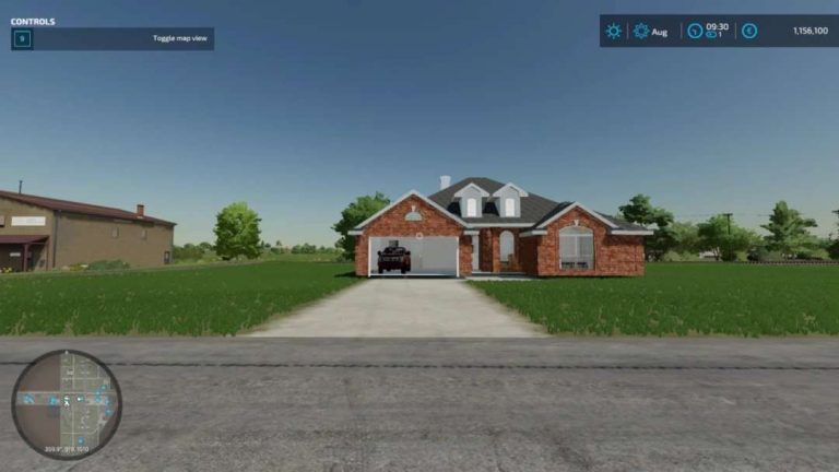 Brick house v1.0.0.0 - FS25 / FS22 Mod