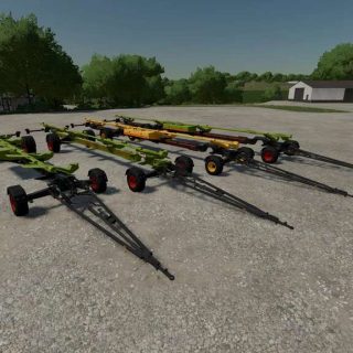 CLAAS Header Trailer Pack v1.0.0.0 - FS25 / FS22 Mod