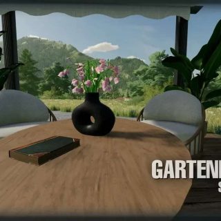 Garden Furniture Set 3 v1.0.0.0 - FS25 / FS22 Mod