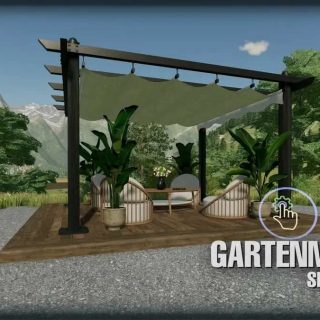 Garden Furniture Set 3 v1.0.0.0 - FS25 / FS22 Mod