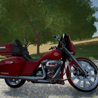 Harley-Davidson Street Glide - (Rework) v1.0.0.0 - FS25 / FS22 Mod