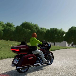 Harley-Davidson Street Glide - (Rework) v1.0.0.0 - FS25 / FS22 Mod