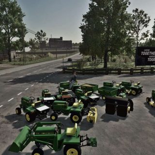 John Deer 332 Lawn Tractor Garden Tractor Mod Pack v1.0.22 - FS25 ...
