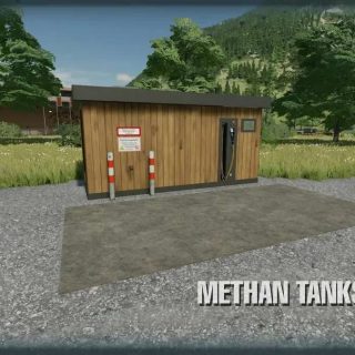 Methane Station v1.1.0.0 - FS25 / FS22 Mod