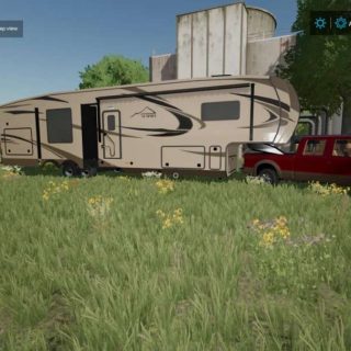 Summit 43ft Fifthwheel Camper v1.0.0.0 - FS25 / FS22 Mod