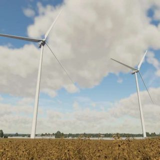 Wind Turbine Pack v1.0.0.1 - FS25 / FS22 Mod