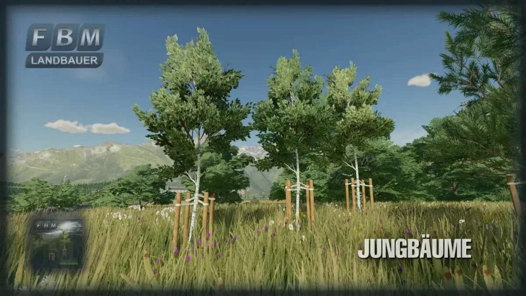 Young Trees v1.0.0.0 - FS25 / FS22 Mod