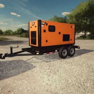 Cat Diesel Generator Trailer v1.0.0.0 - FS25 / FS22 Mod