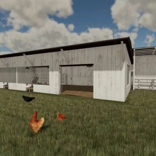 Chicken Barn Large v1.1.0.0 - FS25 / FS22 Mod