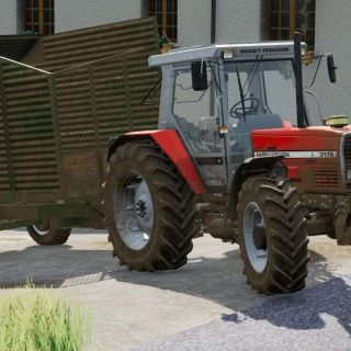 Crooks Single Axle Silage Trailer v1.3.0.0 - FS25 / FS22 Mod