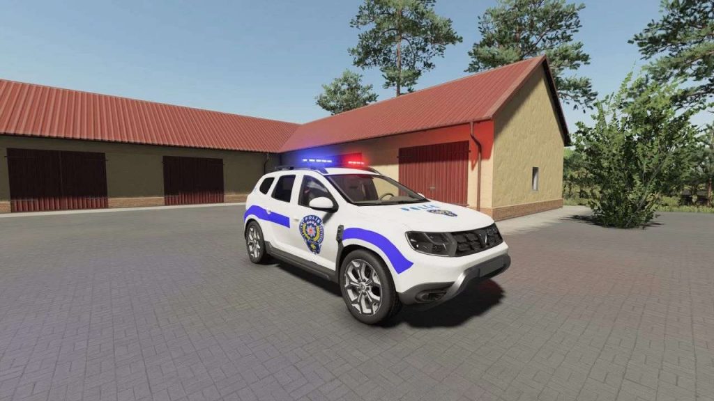 Dacia Duster Police v1.0.0.0 - FS25 / FS22 Mod