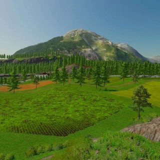 DEEP FOREST Map v1.0.0.0 - FS25 / FS22 Mod