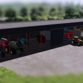 Material storage building v1.0.0.0 - FS25 / FS22 Mod