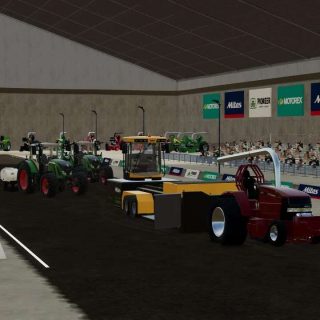 Placeable Pulling Hall v1.0.0.0 - FS25 / FS22 Mod