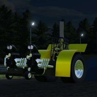 V8 Pulling Tractor Edited v1.0.0.0 - FS25 / FS22 Mod