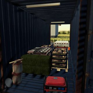 Cargo Container Object Storage V1.0.0.0 - FS25 / FS22 Mod