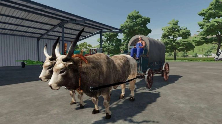 Draft Horse and Ox Pack v1.0.0.0 - FS25 / FS22 Mod