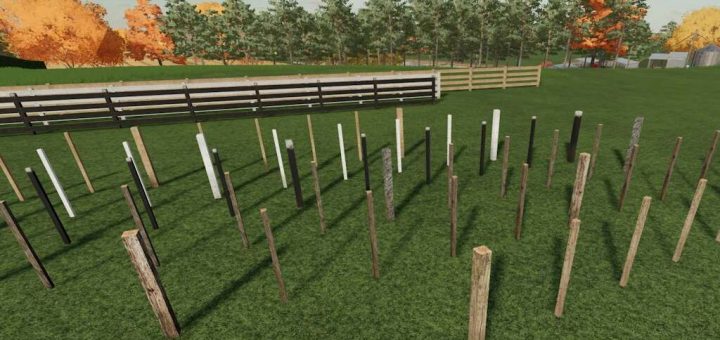 Farm Fence Pack Mods | FS22 Mods | Farming Simulator 22 Mods