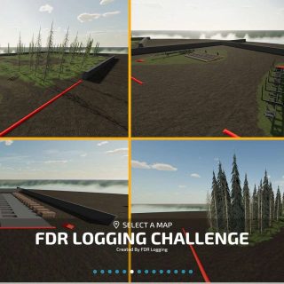 FDR Logging Maps v1.0.0.0 - FS25 / FS22 Mod