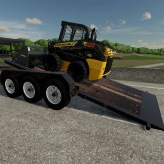 Felling Tilt Deck Trailer v1.1.0.0 - FS25 / FS22 Mod