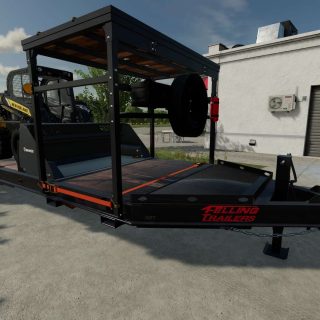 Felling Tilt Deck Trailer v1.1.0.0 - FS25 / FS22 Mod