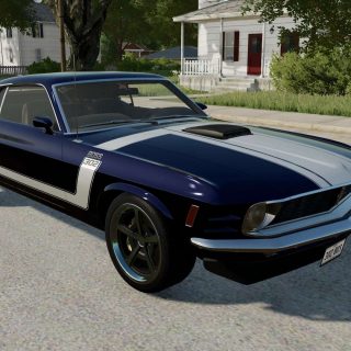 Ford Mustang 302 LP 1970 v1.0.0.0 - FS25 / FS22 Mod