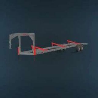 Goose Neck Header Trailer beta v1.0.0.0 - FS25 / FS22 Mod