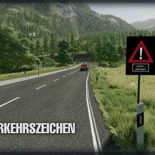LED Traffic Signs v1.1.0.1 - FS25 / FS22 Mod