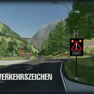 LED Traffic Signs v1.1.0.1 - FS25 / FS22 Mod
